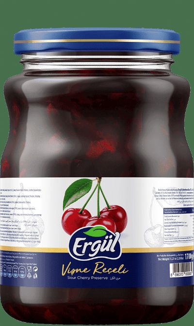 Ergül Vişne Reçel 1500 Gr. - İMC Market - Balıkesir Market Alışverişi ...